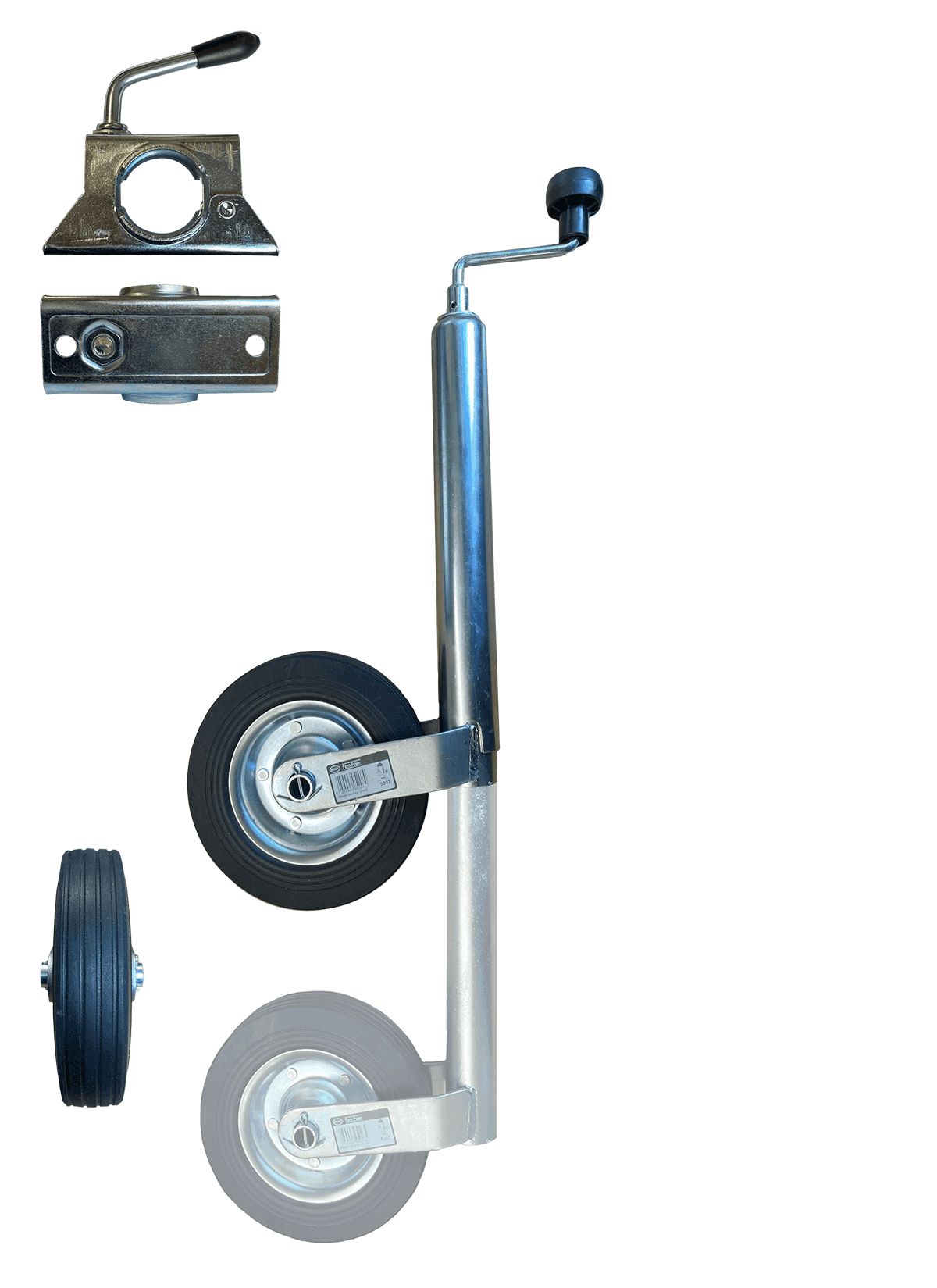 Jockey Wheel With Clamp 48mm - Farm Tech Supplies